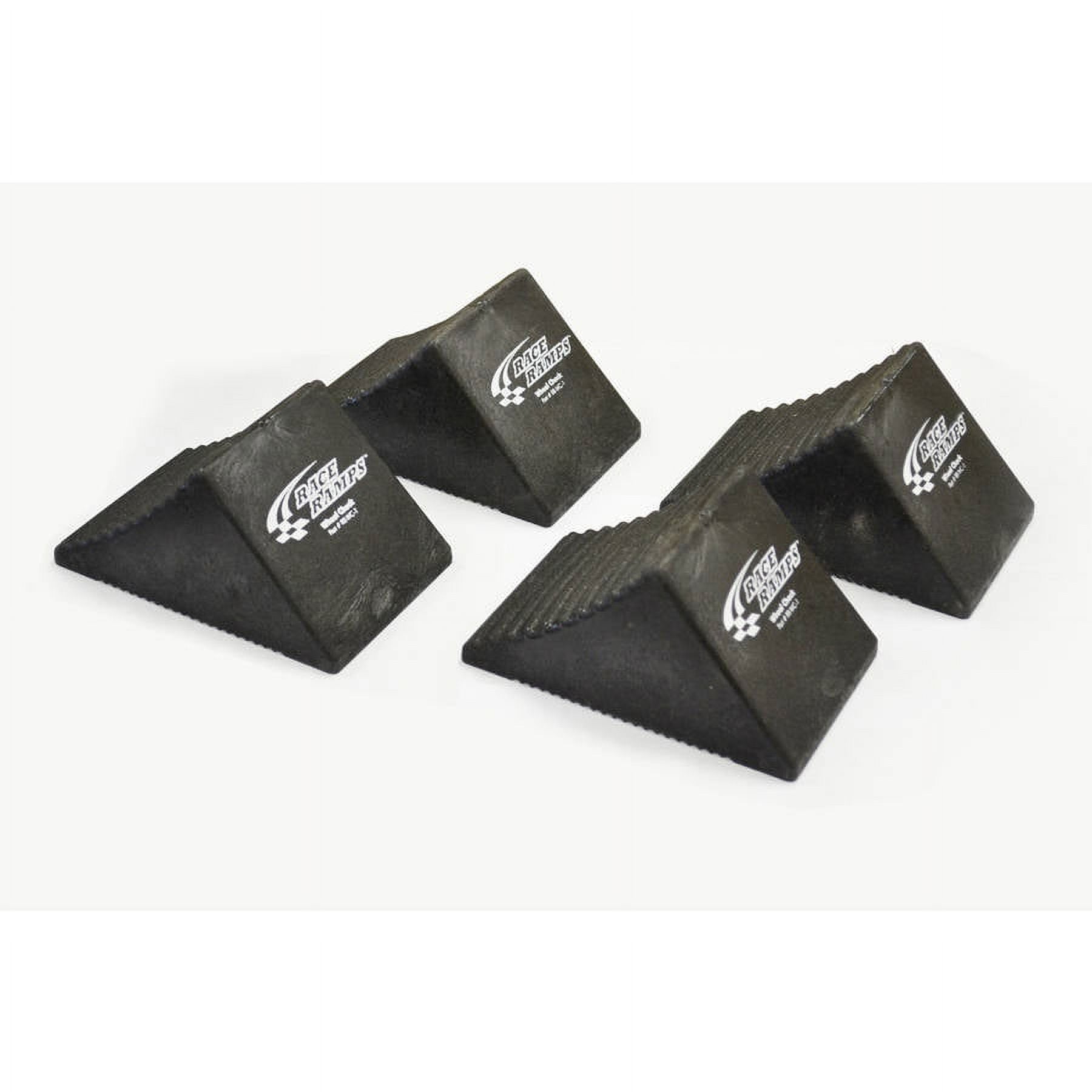 Race Ramps Rubber Wheel Chocks with Extra Grip - Set of 4 - Walmart.com