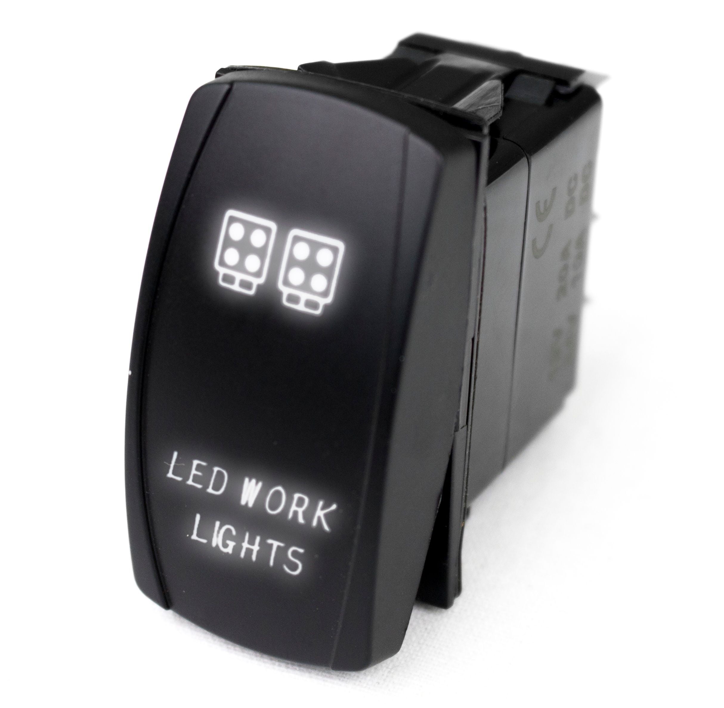 Race Sport RSLJ36W Led Rocker Switch W/ White Led Radiance - Walmart.com
