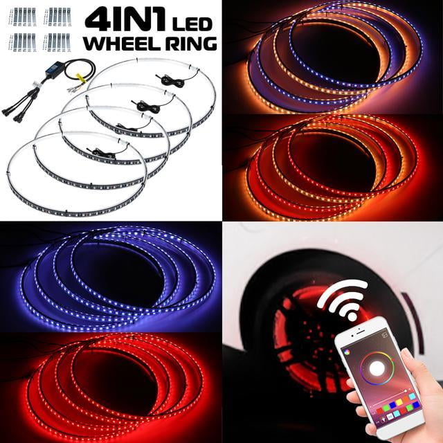 Race Sport RSPRSCSWL17-TS 17 in. Colorsmart Bluetooth Controlled LED ...