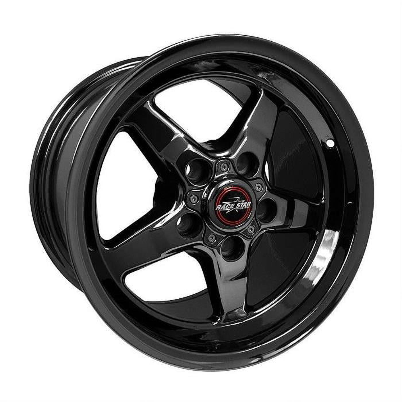 Race Star 92 Drag Star Bracket Racer 15x10 5x135BC 5.25BS Gloss Black ...