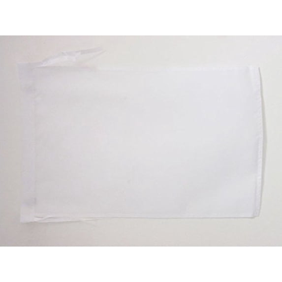 AZ FLAG Race officer white Flag 12x18 in Racing Light Polyester Cords ...