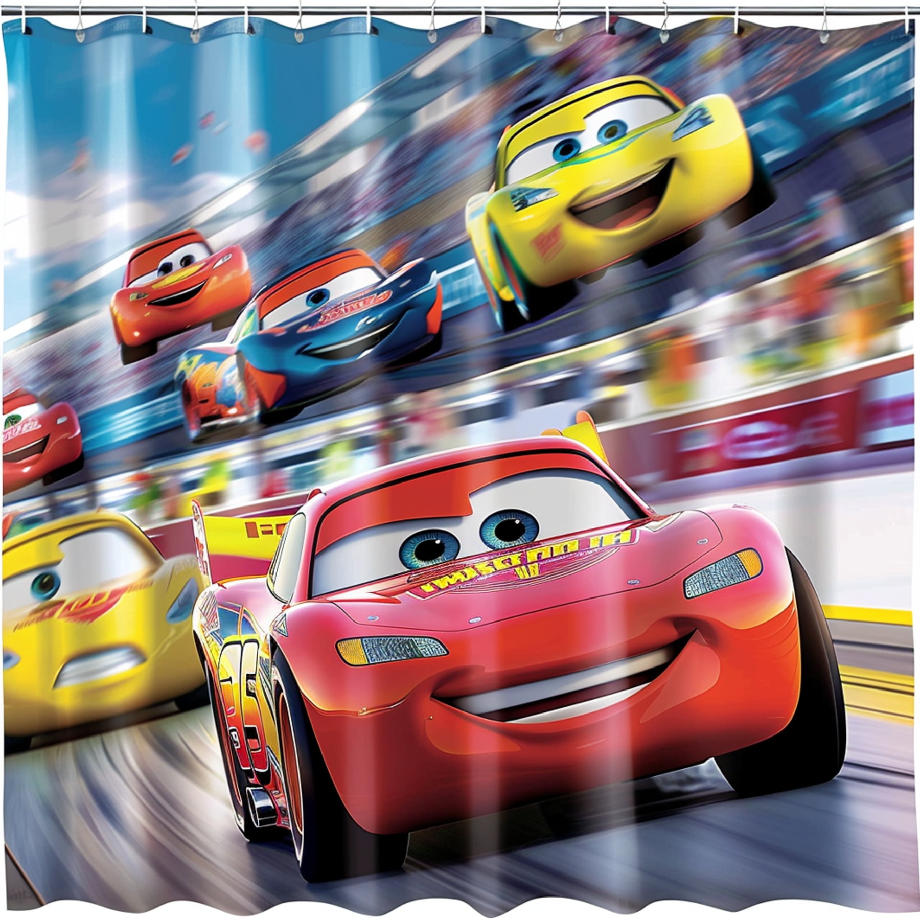 Race to the Finish Line with Lightning McQueen and Pals Cars Movie ...