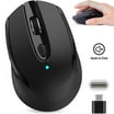 TENMOS Bluetooth Wireless Mouse USB C Rechargeable Triple Mode (Dual ...