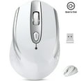 RaceGT USB Ergonomic Wireless Mouse, Silent 2.4G for Laptop, 6 Buttons & 3DPI, Suitable for ...