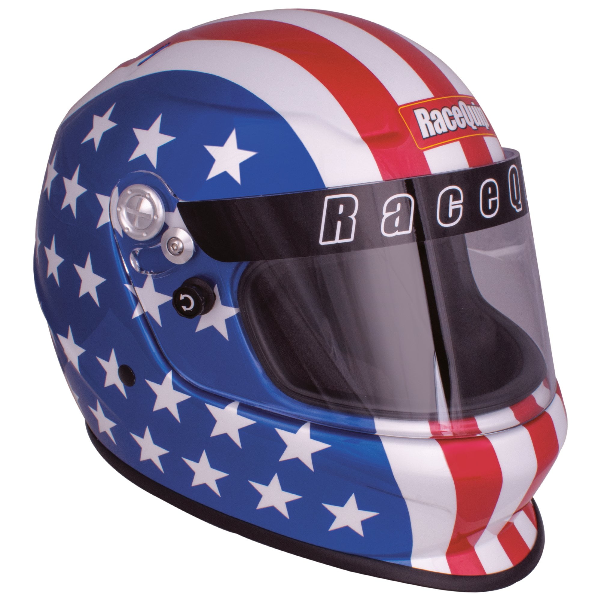 RaceQuip® 2261296RQP Pro Youth Racing Helmet SFI 24.1 Red/White/Blue ...