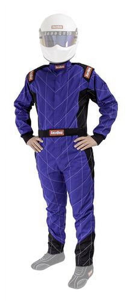 RaceQuip® 91609269 Chevron-5 Driving Suit SFI 3.2A/5 Double Layer Blue ...
