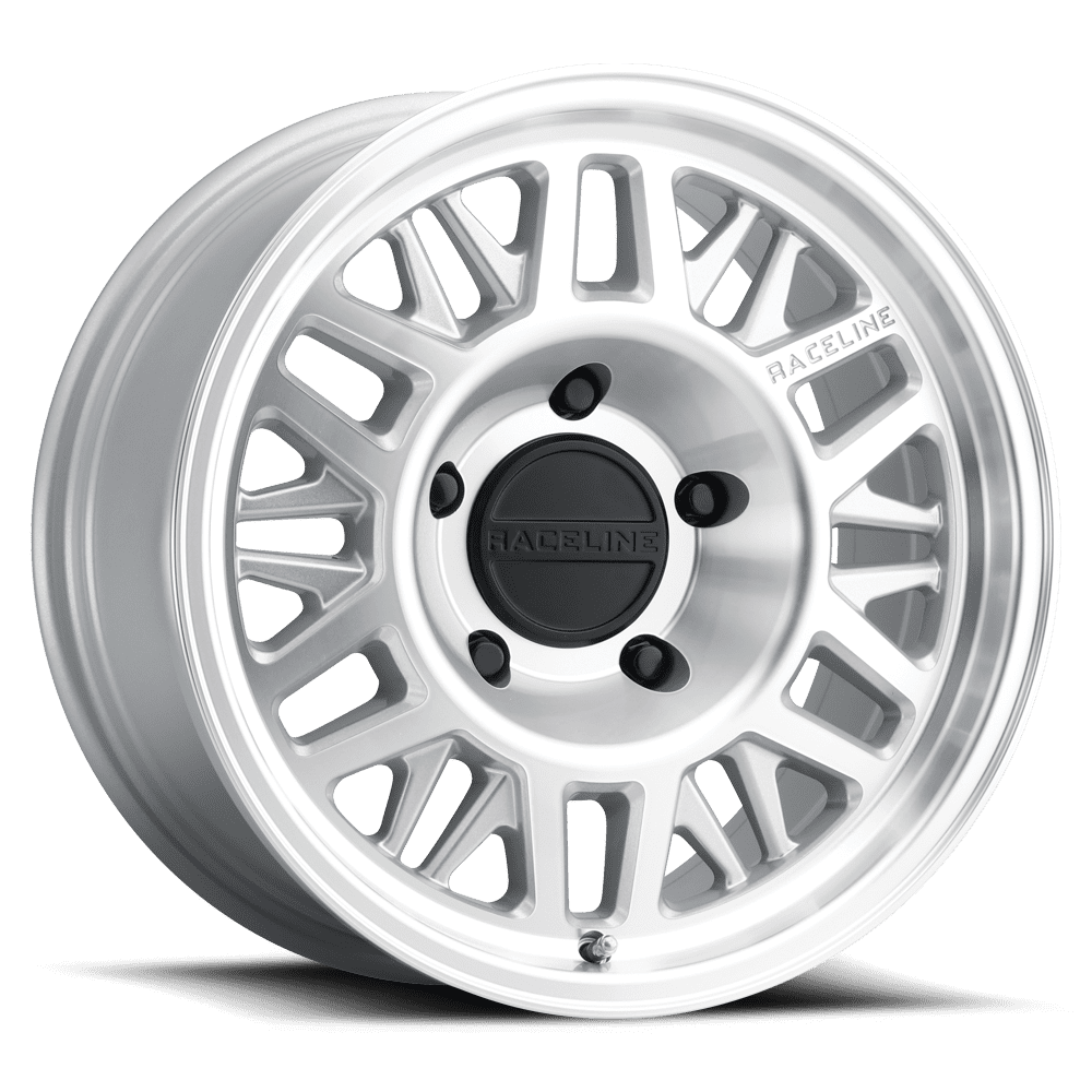 Raceline 451MC-RYNO 17" Cast Aluminum Wheel, RYNO TR MACHINED CC 17X8.5 ...