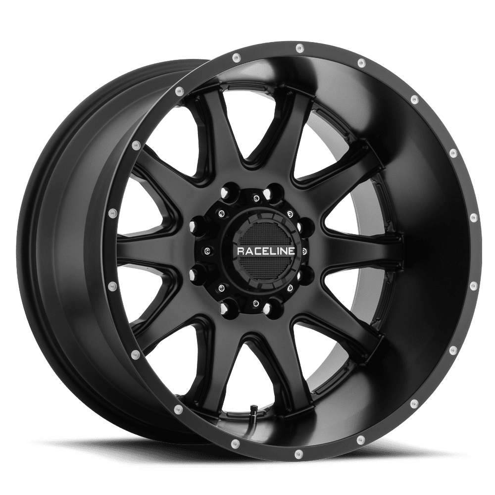 Raceline 930B-SHIFT 16" Cast Aluminum Wheel, SHIFT BLACK 16X8 6X5.5 0mm ...