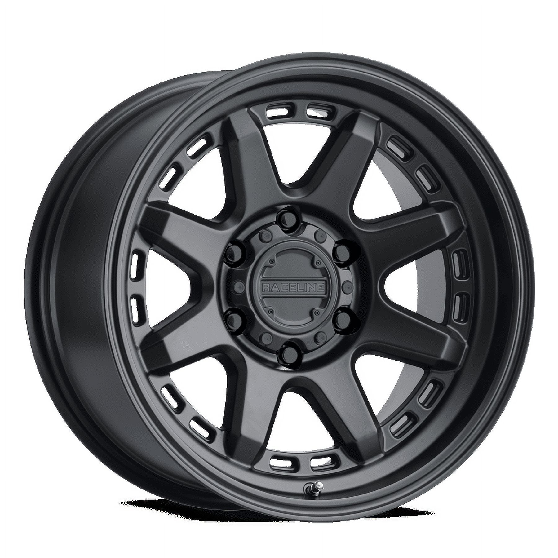 Raceline 947B-SCOUT 17" Cast Aluminum Wheel, SCOUT SATIN BLACK 17X8.5 ...