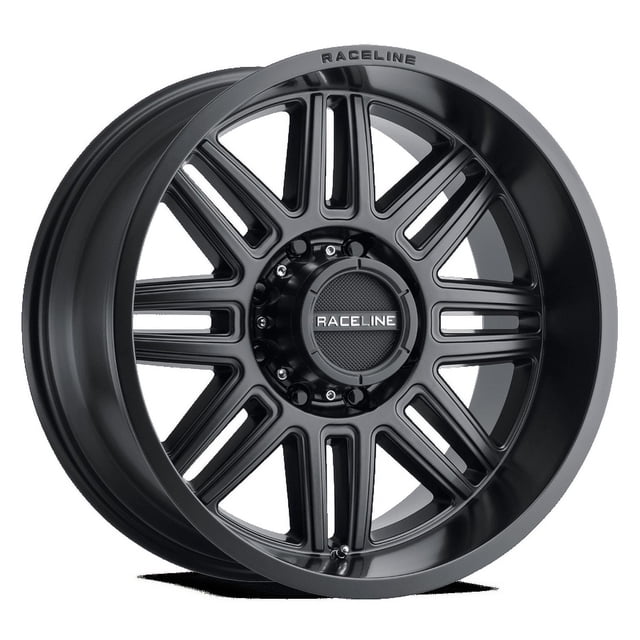 Raceline 948B-SPLIT 20" Cast Aluminum Wheel, SPLIT SATIN BLACK 20X9 ...