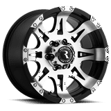 Raceline 982-RAPTOR 17" Cast Aluminum Wheel, RAPTOR MIRROR/BLACK 17X9 ...