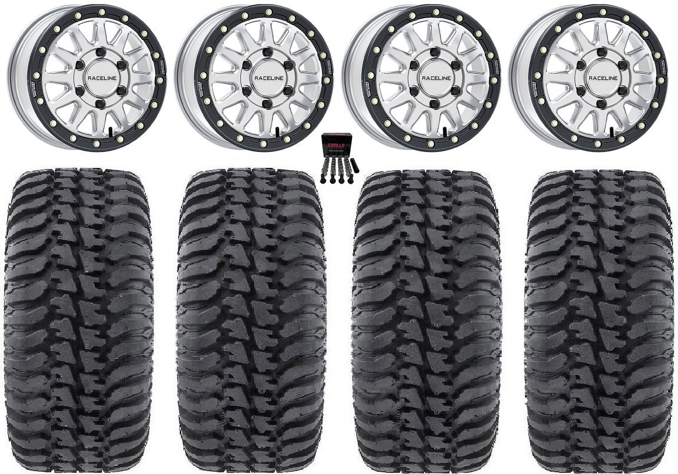 Raceline Alpha Bdlk 15x6.5 Wheels Si 30" Regulator Tires Can-Am ...