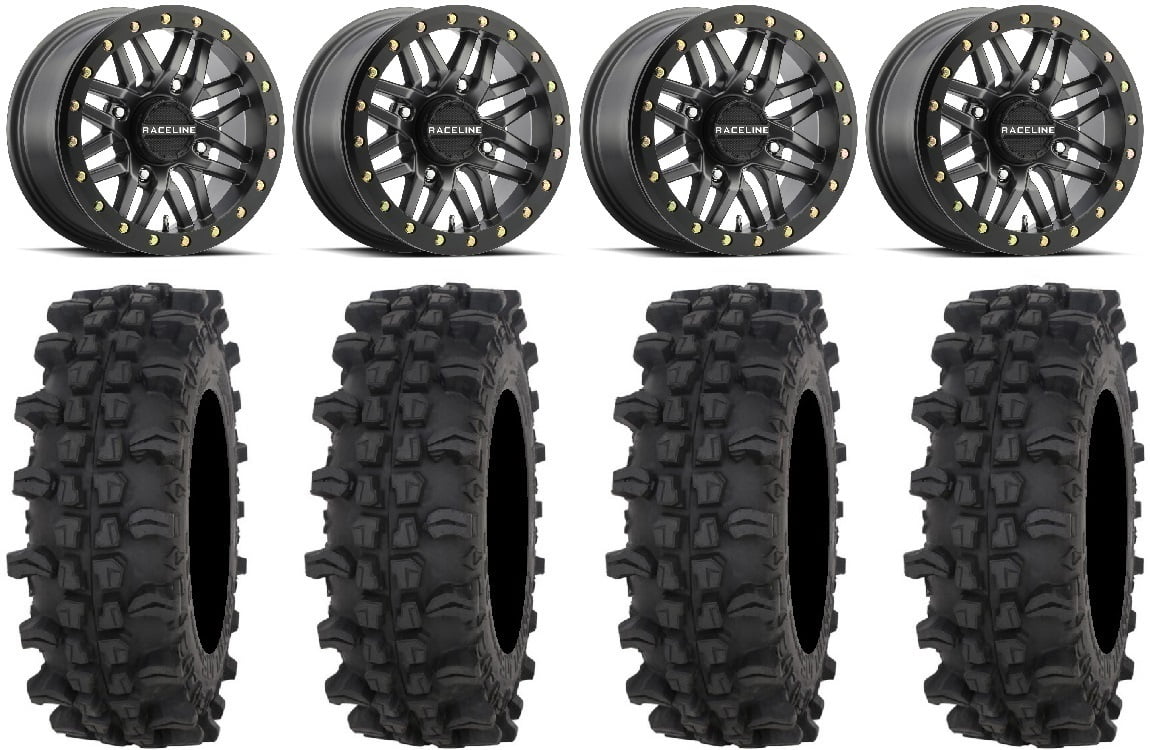Raceline Ryno Bdlk 15" Gm Wheels 32" ACP Tires Sportsman RZR Ranger ...