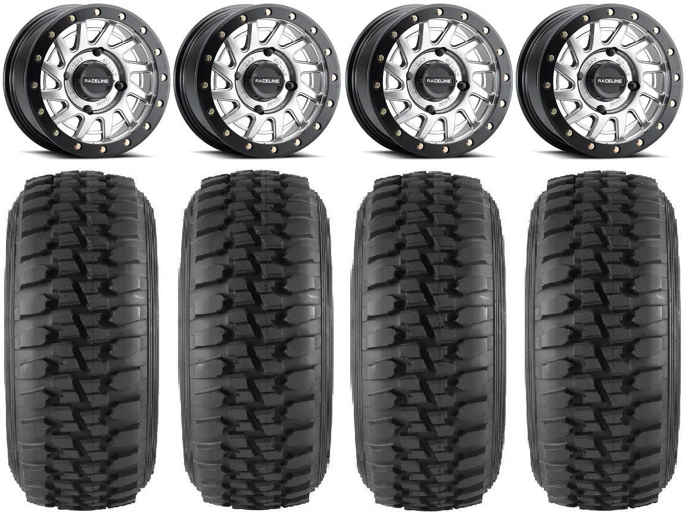 Raceline Squad Bdlk 15" Wheels Si +38mm/+10mm 32" Desert Series Tires ...