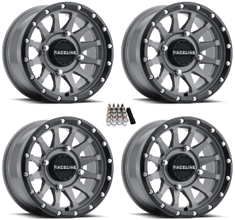 Raceline Trophy UTV Wheels/Rims Grey 14" Can-Am Maverick X3 / Honda ...