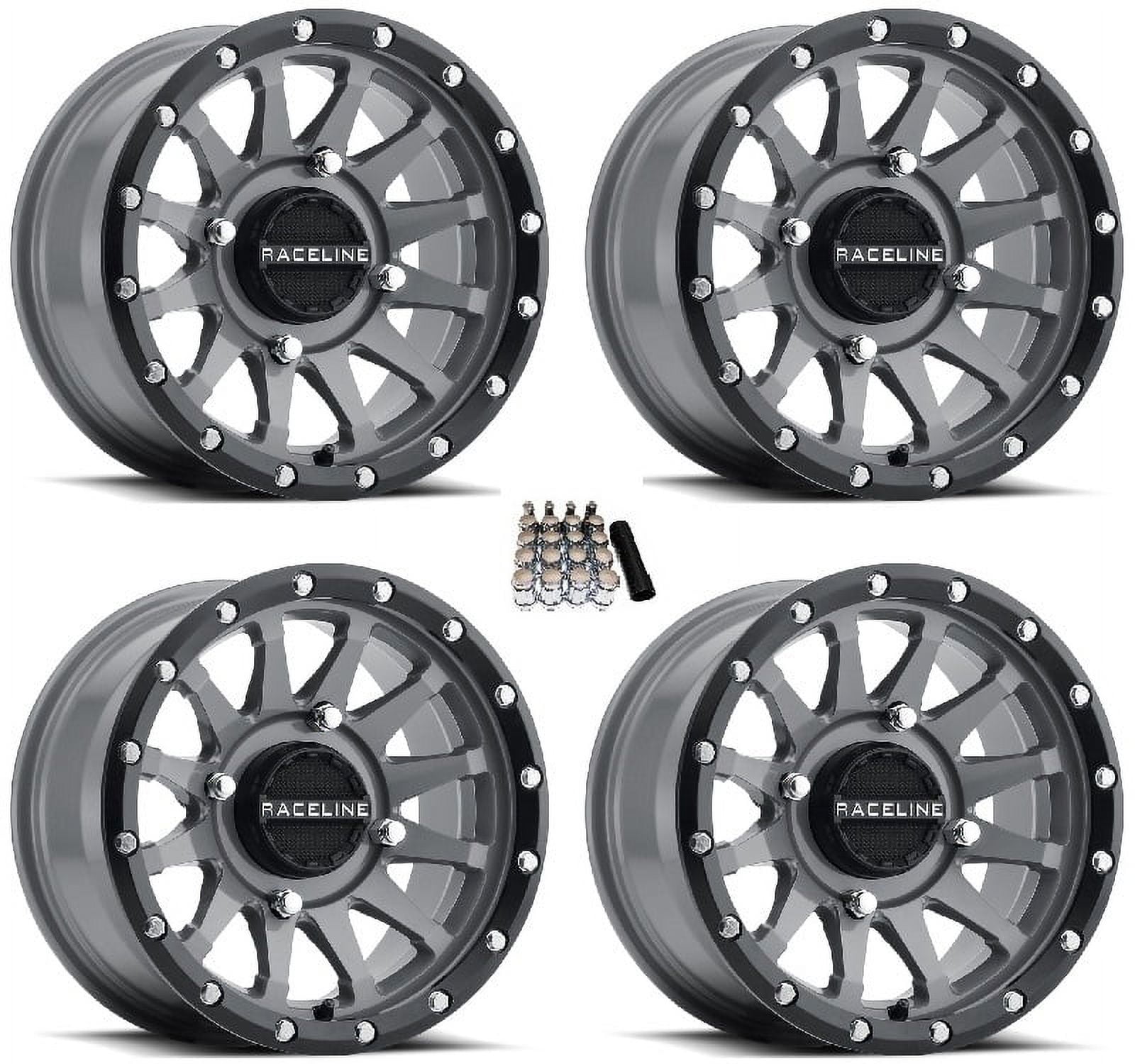 Raceline Trophy UTV Wheels/Rims Grey 15" Can-Am Maverick X3 / Honda ...