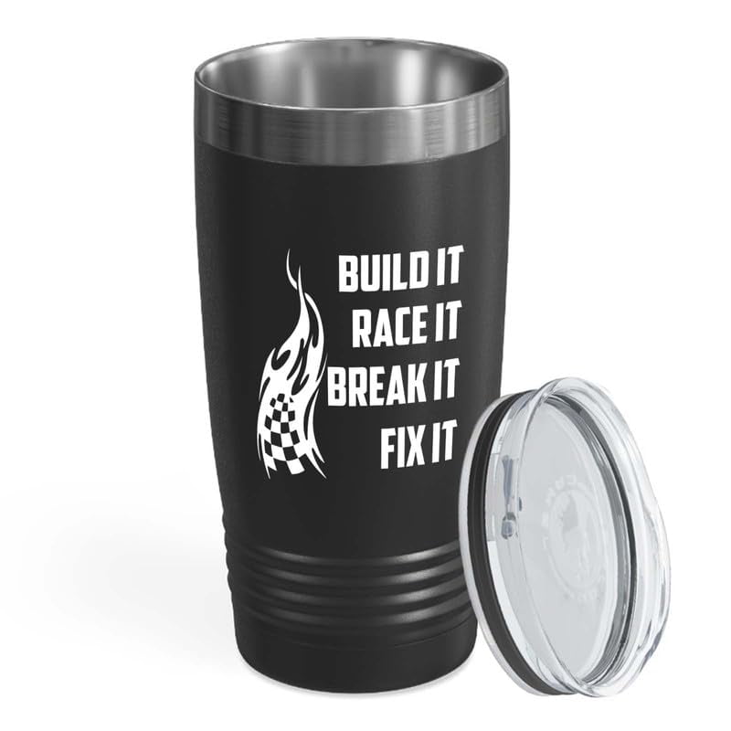 Racer Black Edition Ringneck Tumbler 20oz - Build it Race - Drag Racer ...