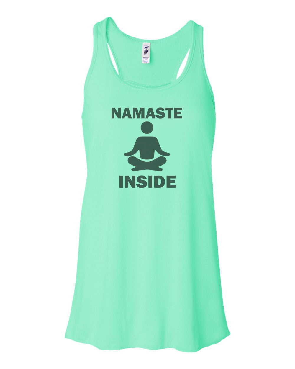 "Racerback, Namaste Inside, Yoga Racerback, Soft Bella Tank ...