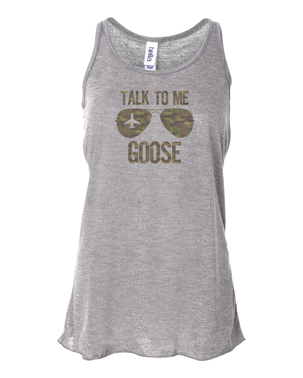 "Racerback, Talk To Me Goose Camo, Top Gun Tank Top, Bella Canvas ...