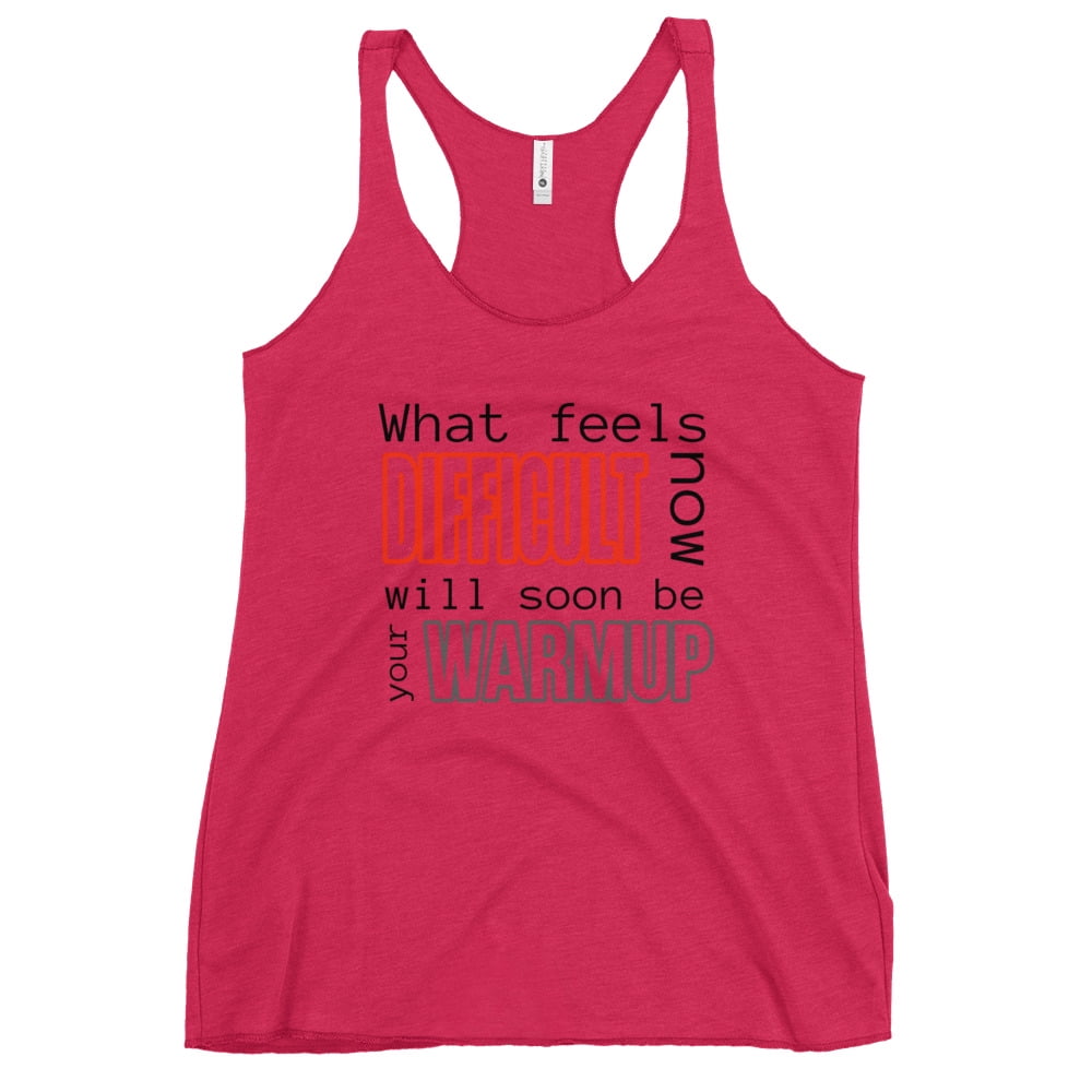 Racerback Tank Top Comeback (Vintage Shocking Pink, XS) - Walmart.com