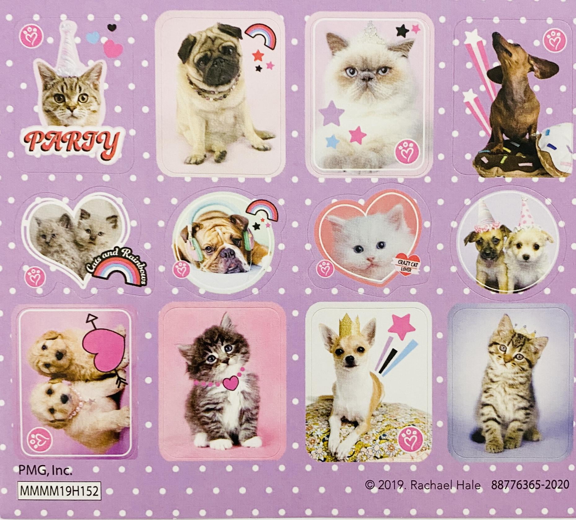 Rachael Hale The World's Most Lovable Animals Sticker Sheets - Walmart.com