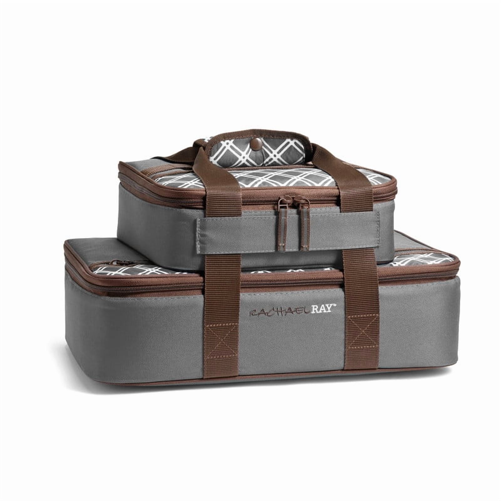 Rachael Ray 5055RR2582 Lasagna Lugger Combo Set for Potlucks, Sea Salt ...