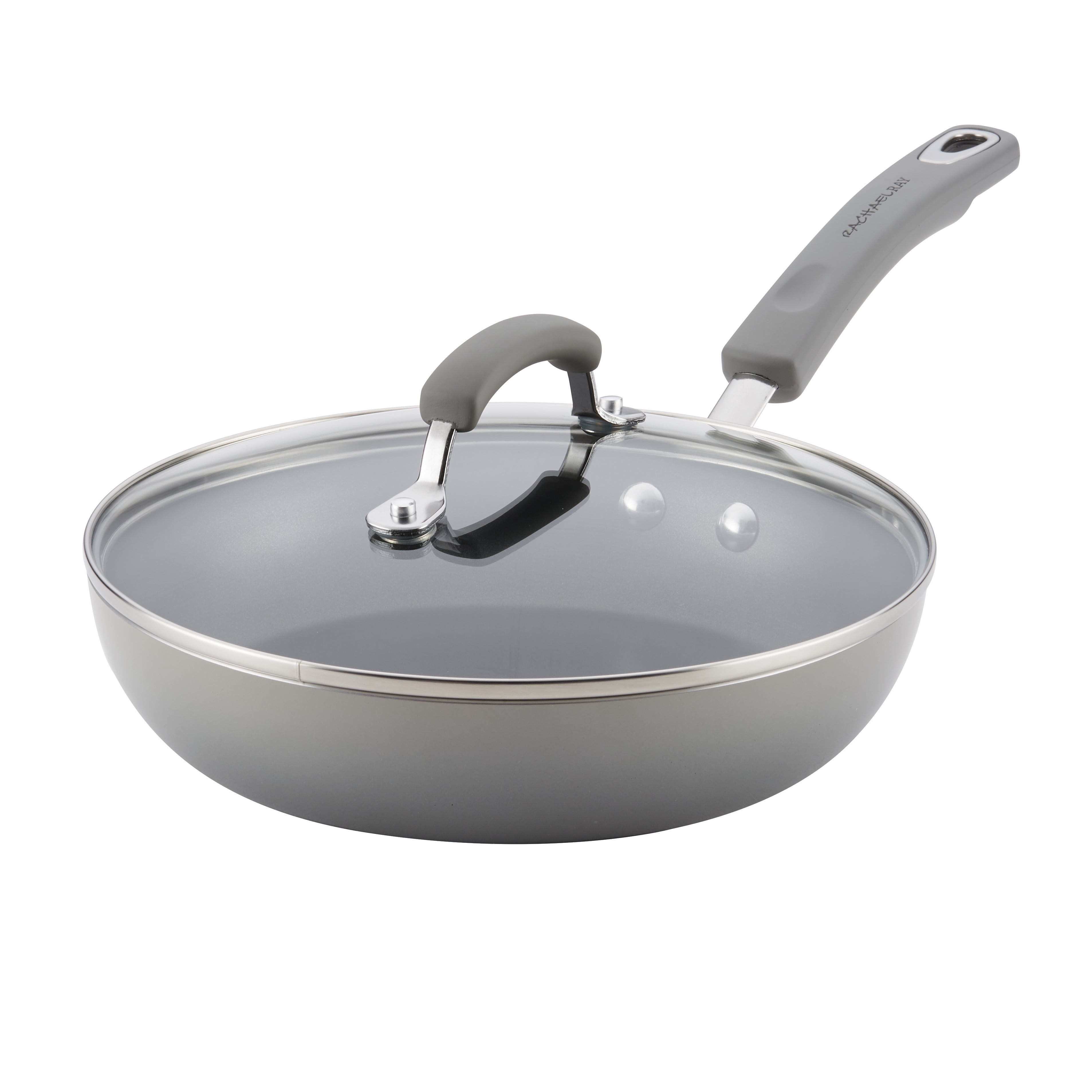 Rachael Ray Classic Brights 9.5 inch Hard Enamel Nonstick Deep Frying ...
