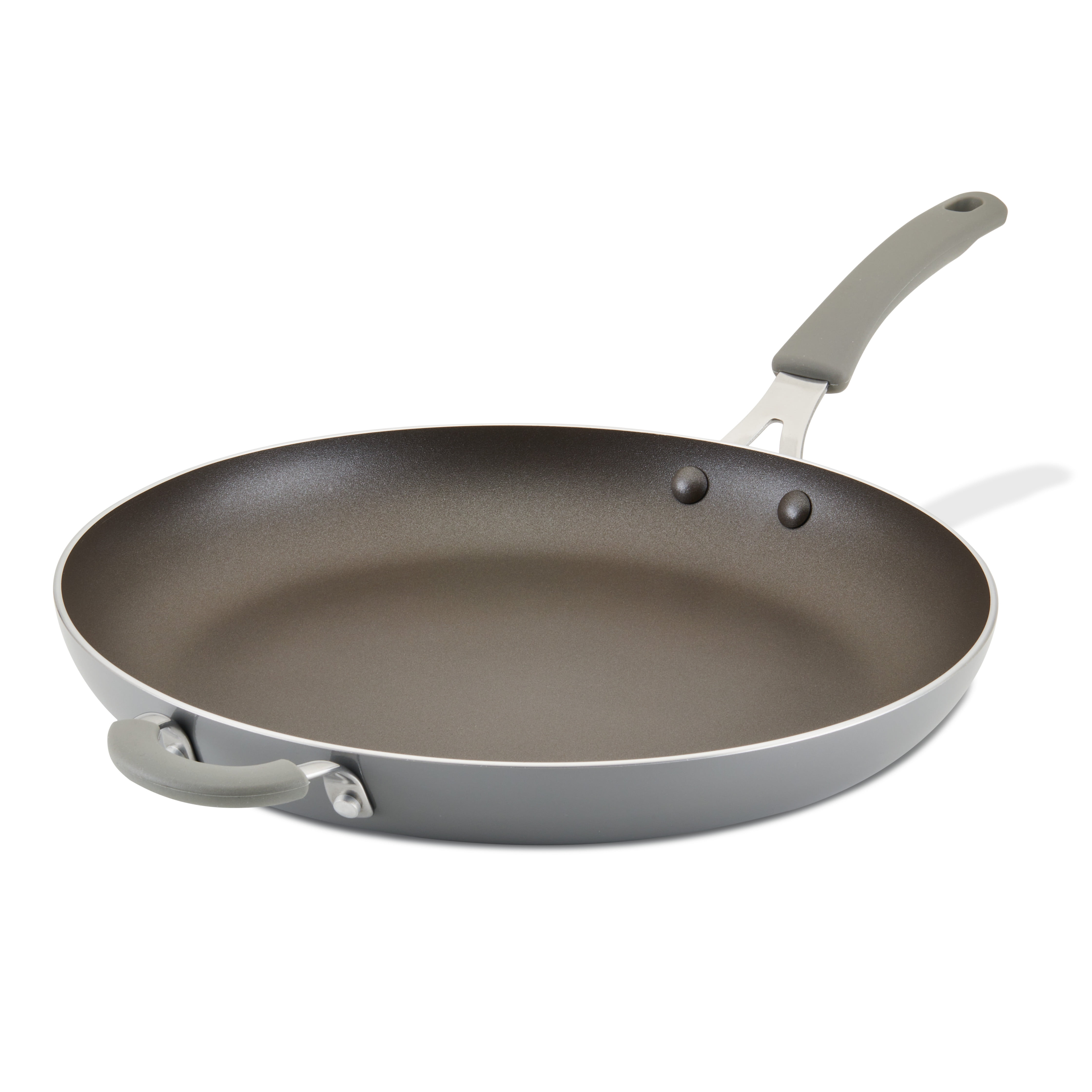 Rachael Ray Cook + Create 14" Aluminum Nonstick Frying Pan, Gray ...