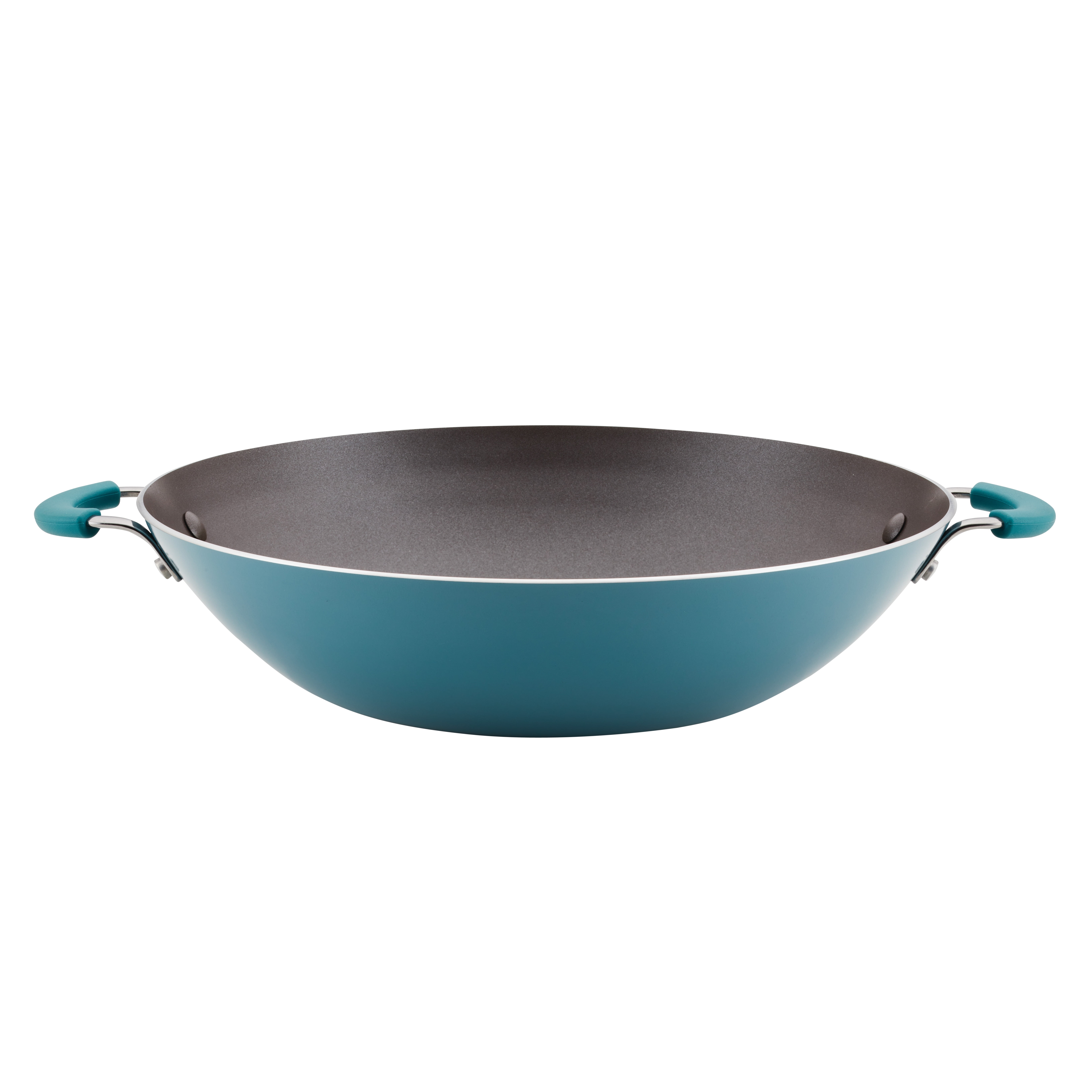 Free Shipping! Rachael Ray 14 inch Aluminum Nonstick Wok with Side ...