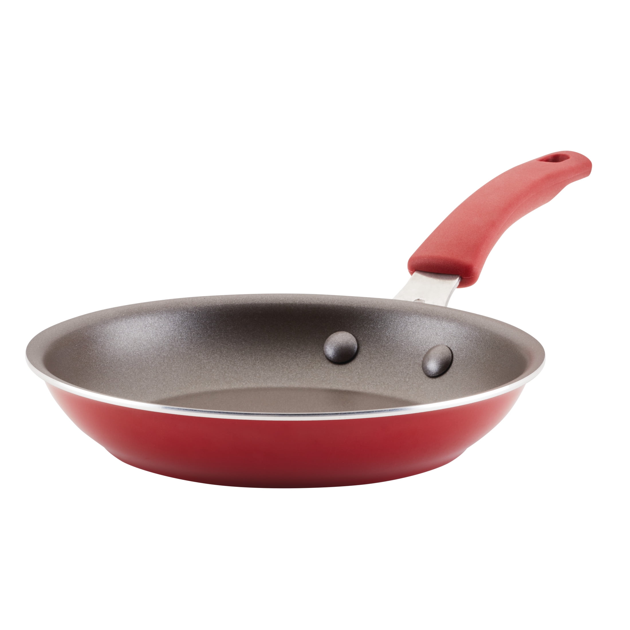 Rachael Ray Cook + Create 8.5 inch Aluminum Nonstick Frying Pan, Red ...
