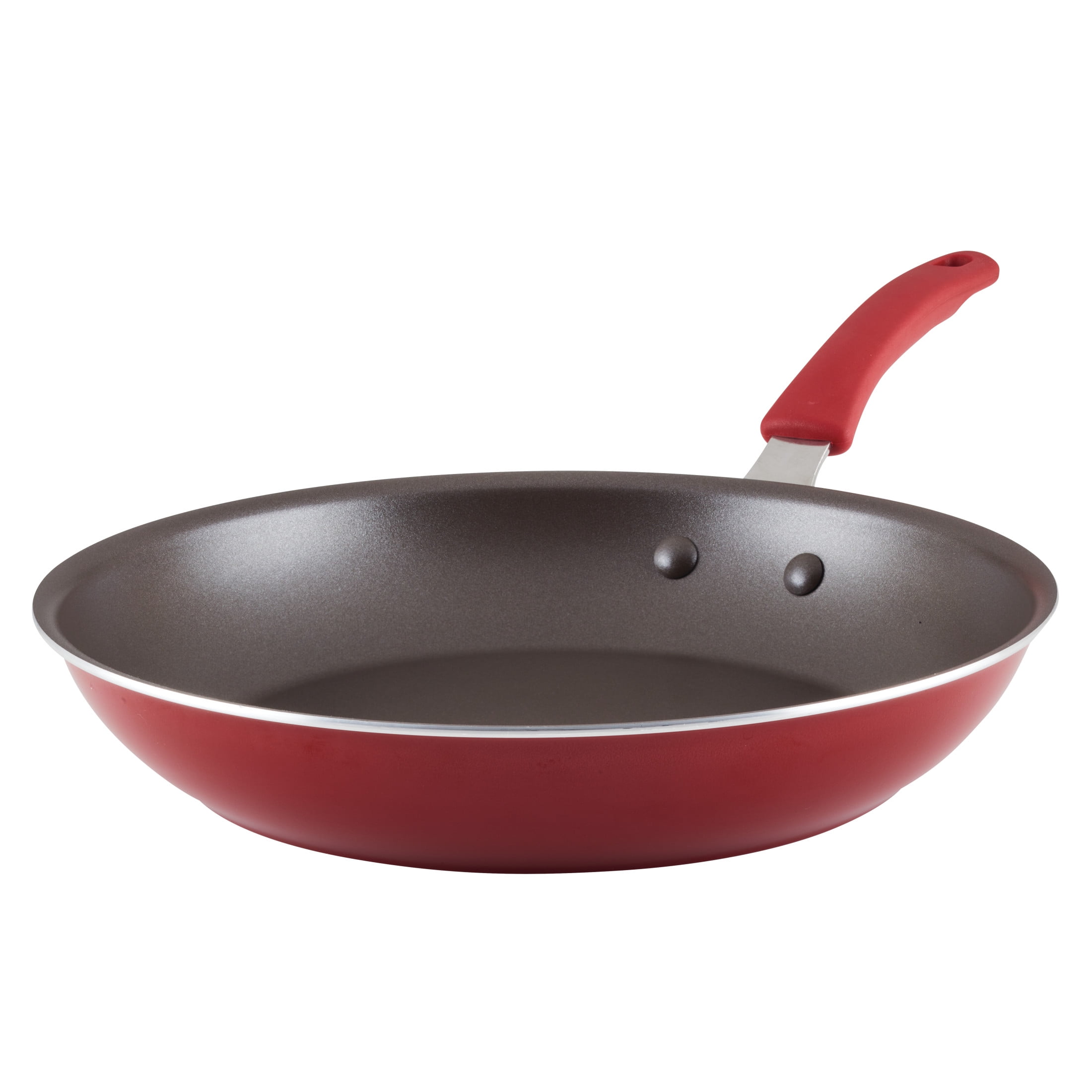 Rachael Ray Cook + Create12.5" Nonstick Frying Pan, Red - Walmart.com