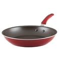 Rachael Ray Cook + Create12.5" Nonstick Frying Pan, Red - Walmart.com