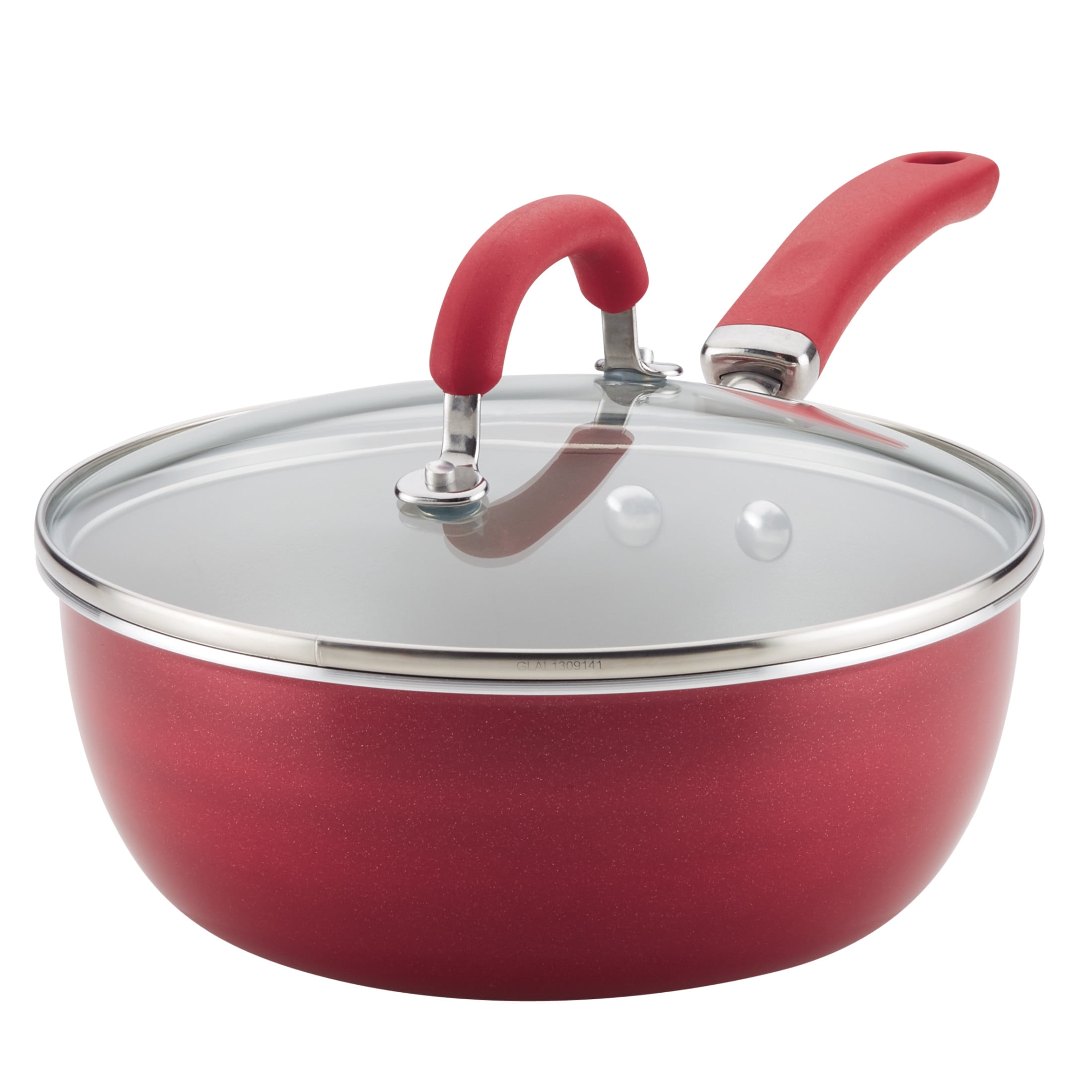Rachael Ray Create Delicious 3 Qt Aluminum Nonstick Everything Pan, Red ...