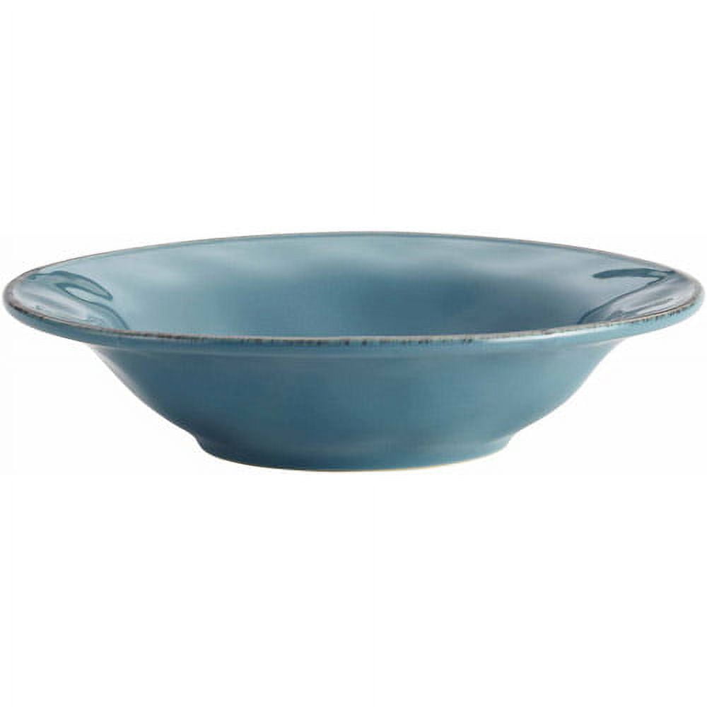 Rachael Ray Cucina 10 inch Stoneware Round Agave Blue Serving Bowl ...