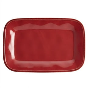 Sofia Home Red Stoneware Serve Platter - Walmart.com
