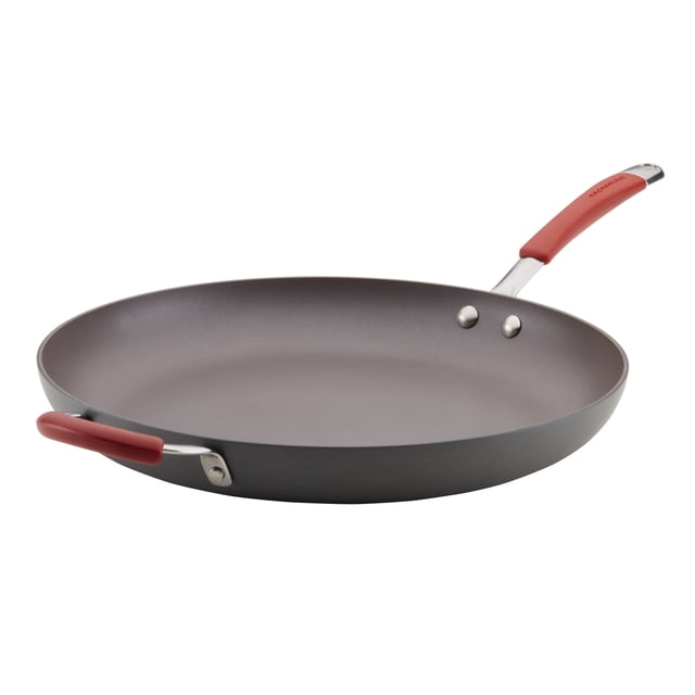 Rachael Ray Cucina Hard Anodized Nonstick Frying Pan with Helper Handle ...
