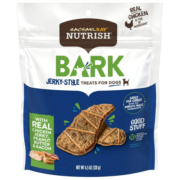 Rachael Ray Nutrish Bark Jerky-Style Dog Treats With Real Chicken Jerky ...