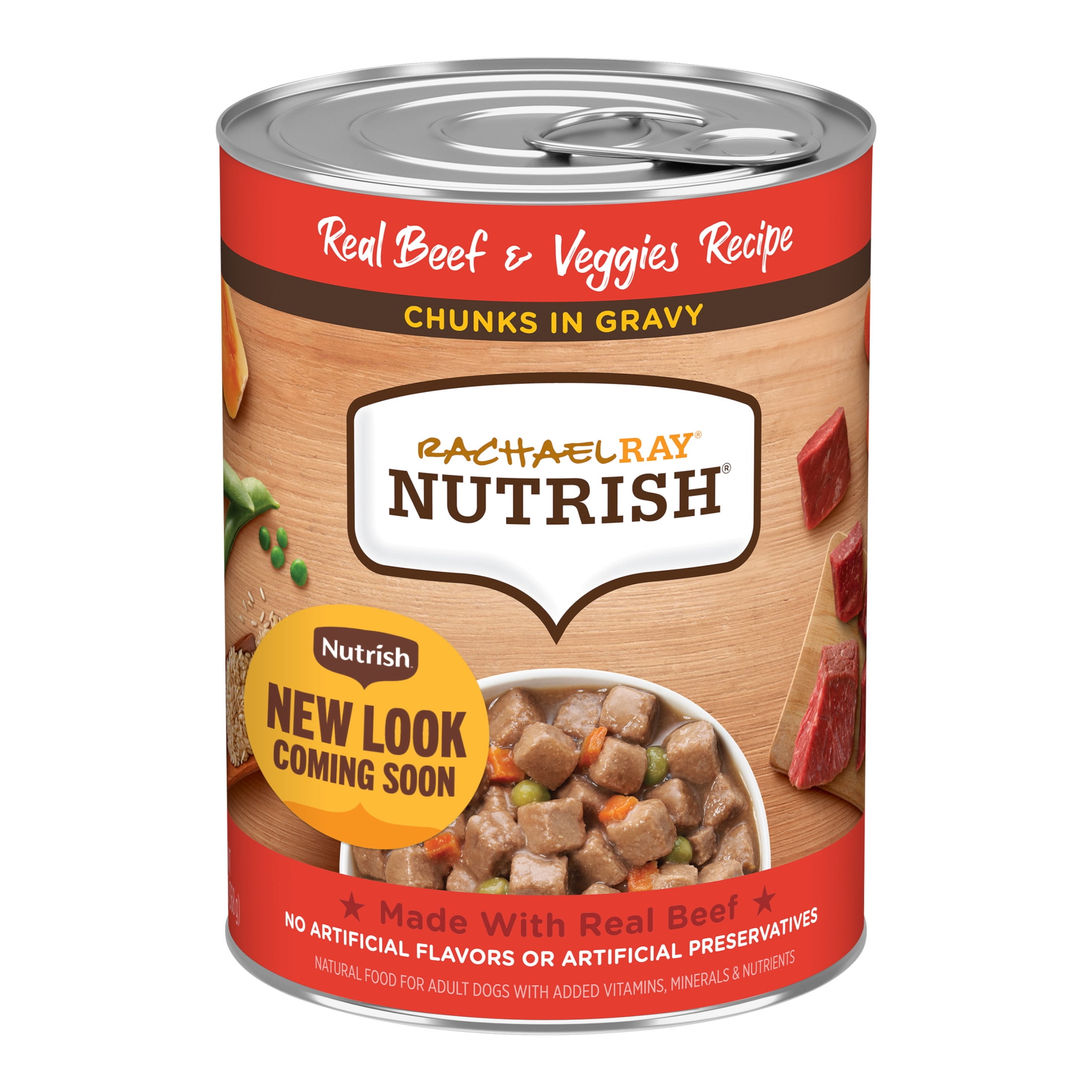 Rachael Ray Nutrish Chunks in Gravy Real Beef & Veggies Recipe Wet Dog ...