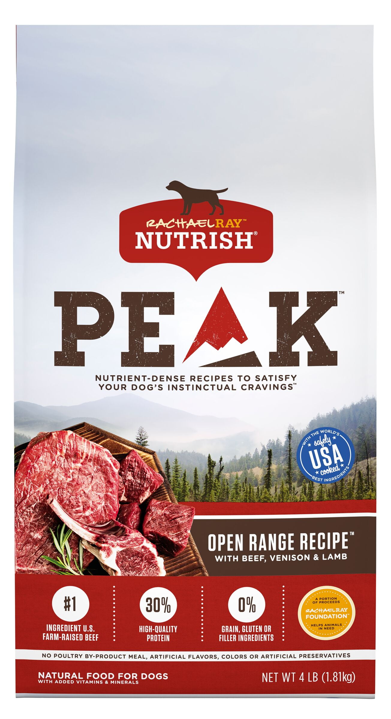 Open Prairie Rachael Ray Nutrish Peak Dry Dog Food Rachael ray peak dog ...