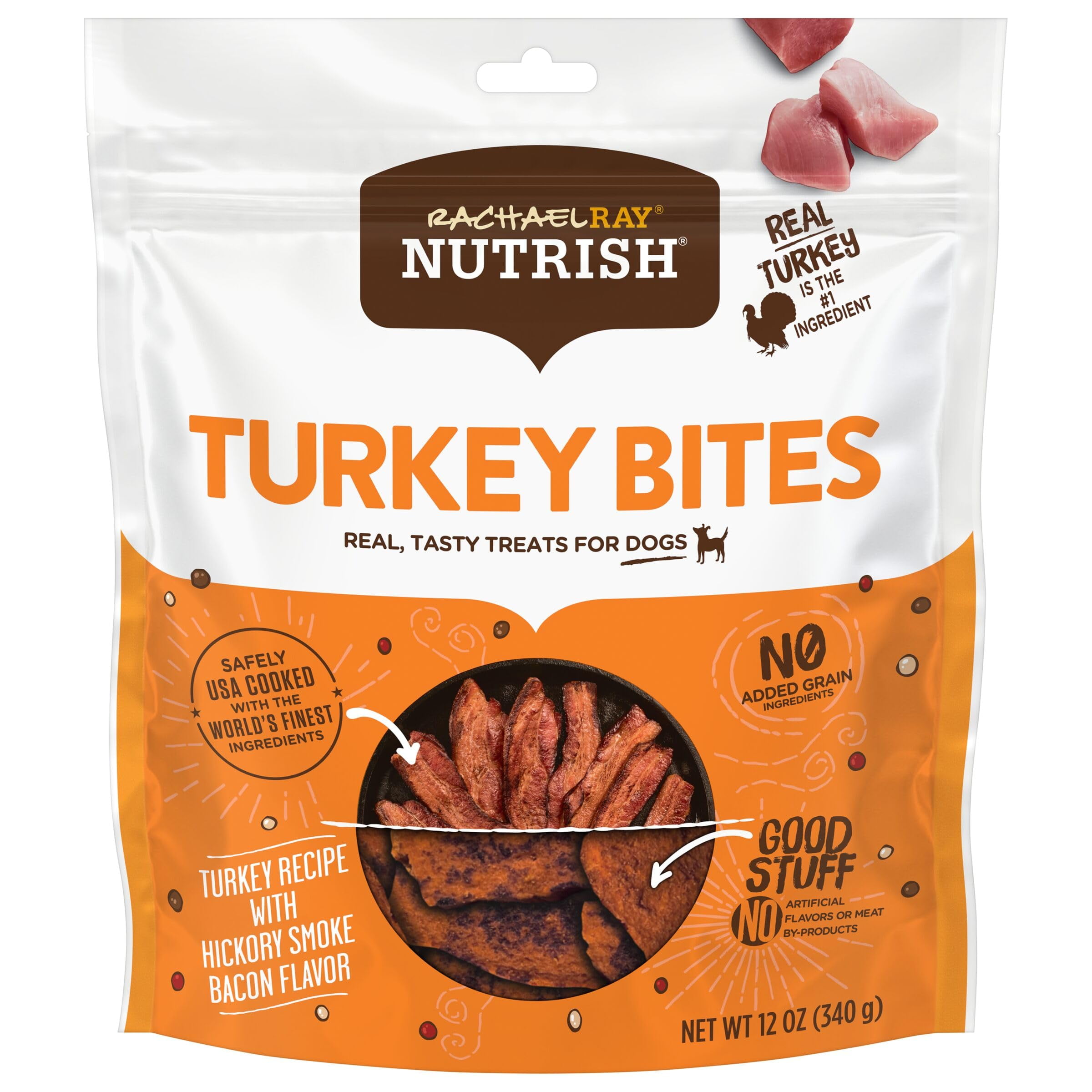Rachael Ray Nutrish Turkey SBF3 Bites Turkey Recipe With Hickory Smoke ...