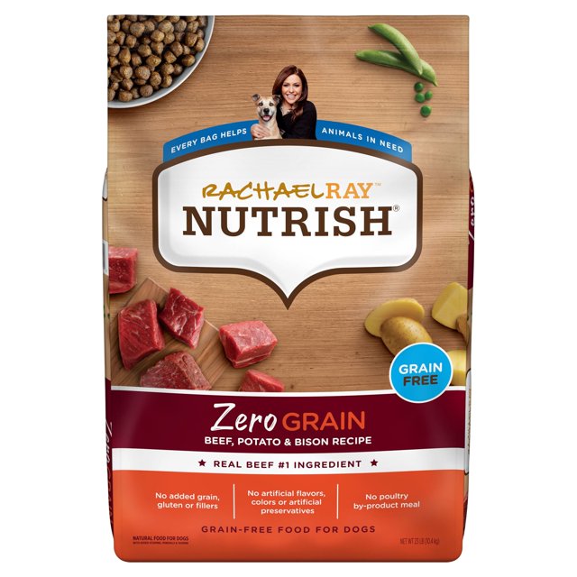 Rachael Ray Nutrish Zero Grain Beef, Potato & Bison Recipe, Dry Dog ...