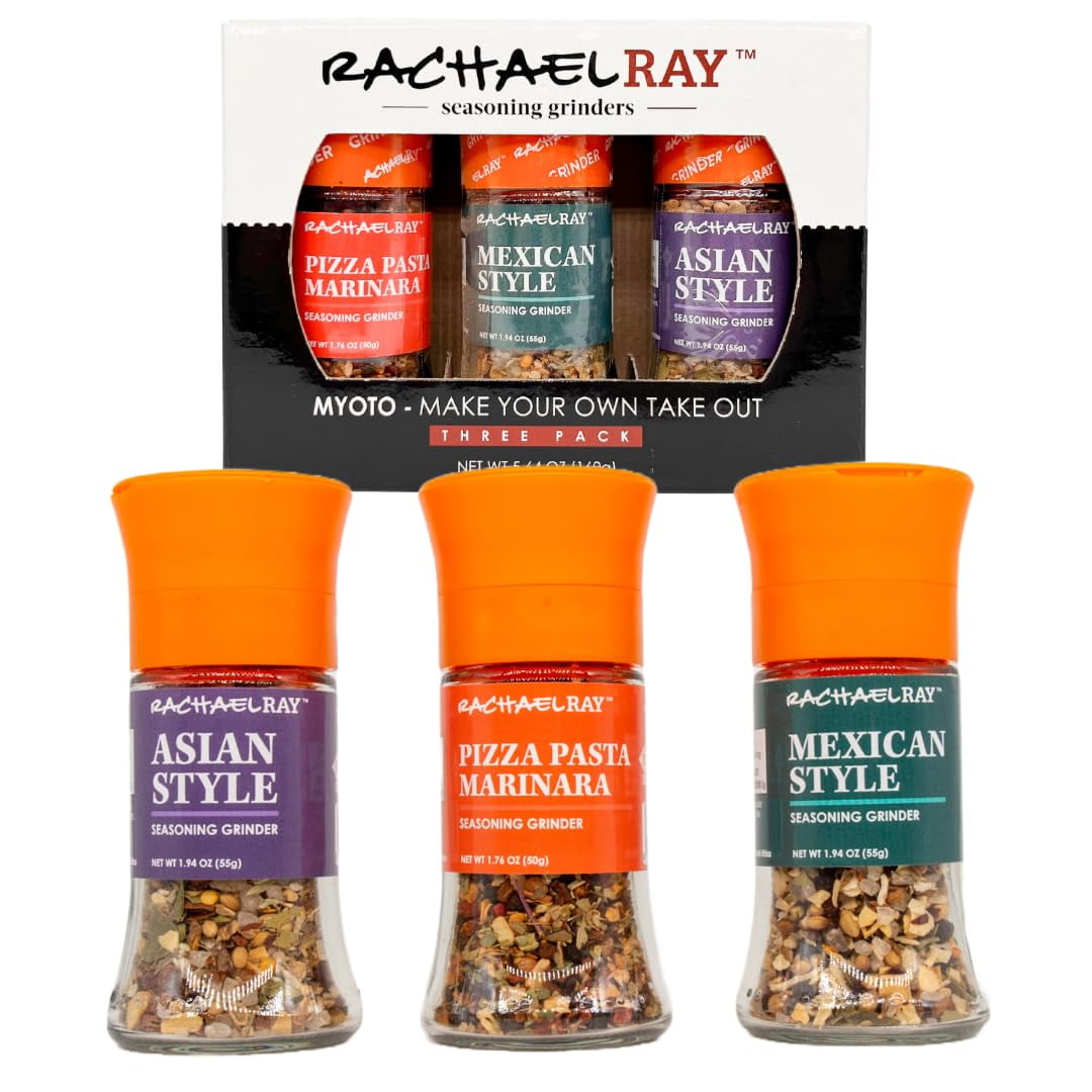 Rachael Ray Take Out Seasoning HYZ01 Grinder 3 Pack Set | Includes ...