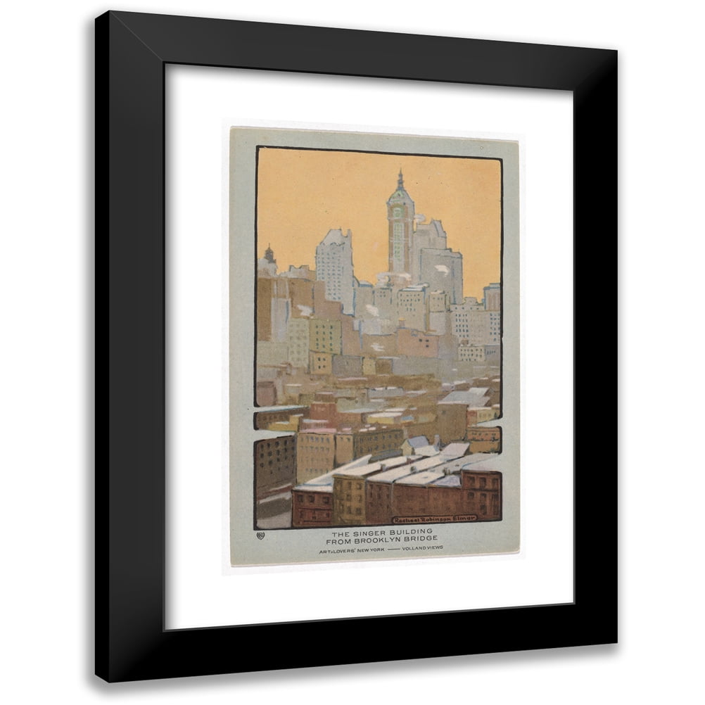 Rachael Robinson Elmer 13x18 Black Modern Framed Museum Art Print ...