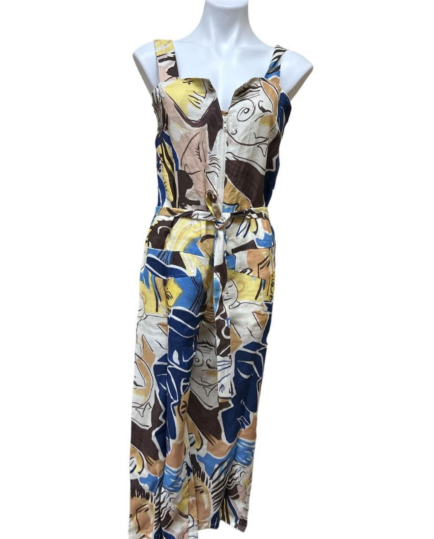 Rachel Comey FACES Women's Visage Linen Cropped Bend Jumpsuit, US 0 ...