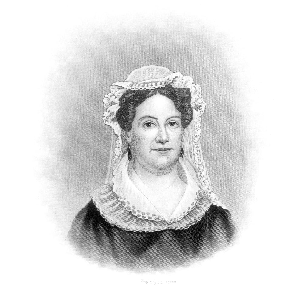 Rachel Donelson Jackson N(1768-1828). Mrs. Andrew Jackson. Steel ...