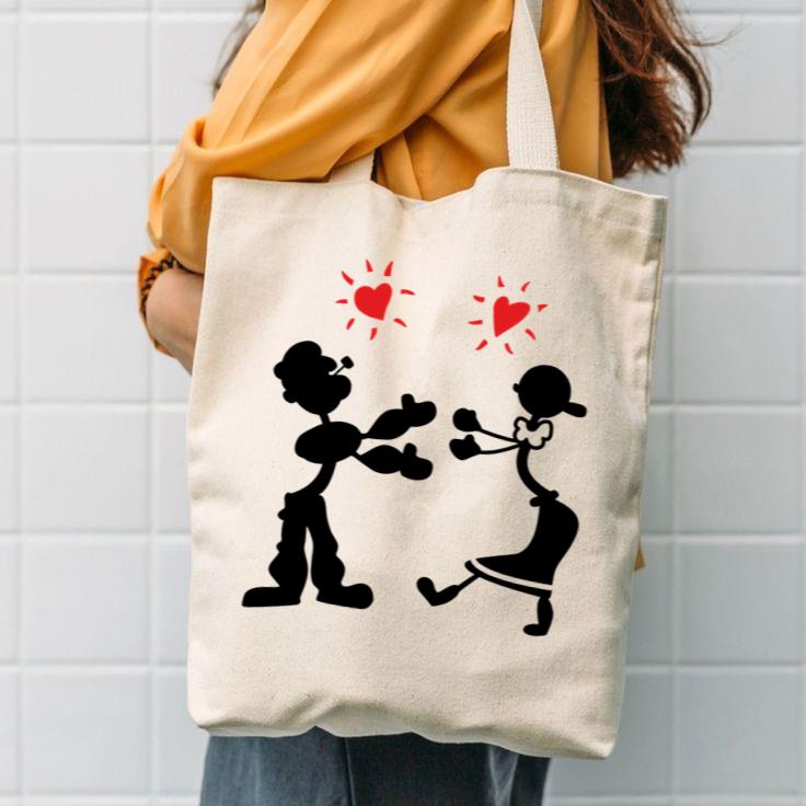 Rachel Green Bag Popeye and Olive Oyl Classic Tote Bag friends Bag ...