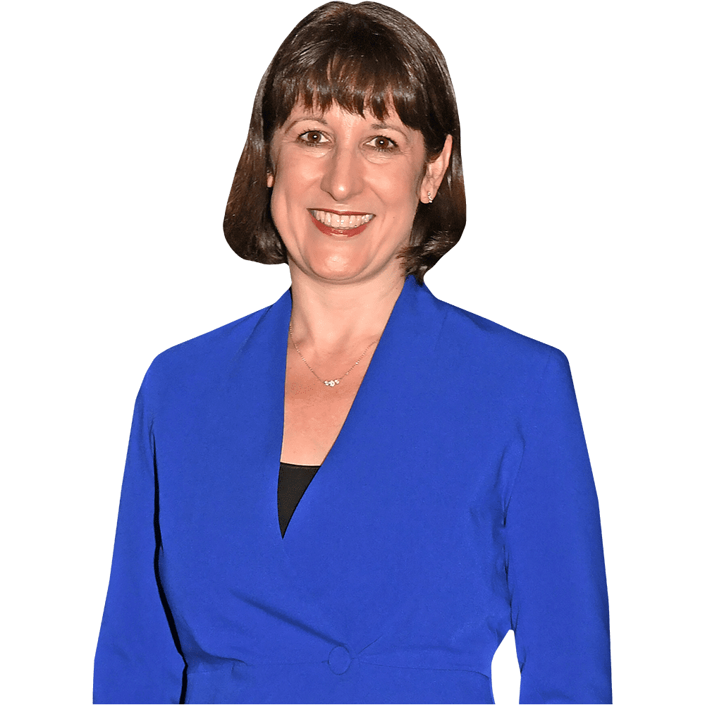 Rachel Reeves (Blue Top) Half Body Buddy Cutout - Walmart.com