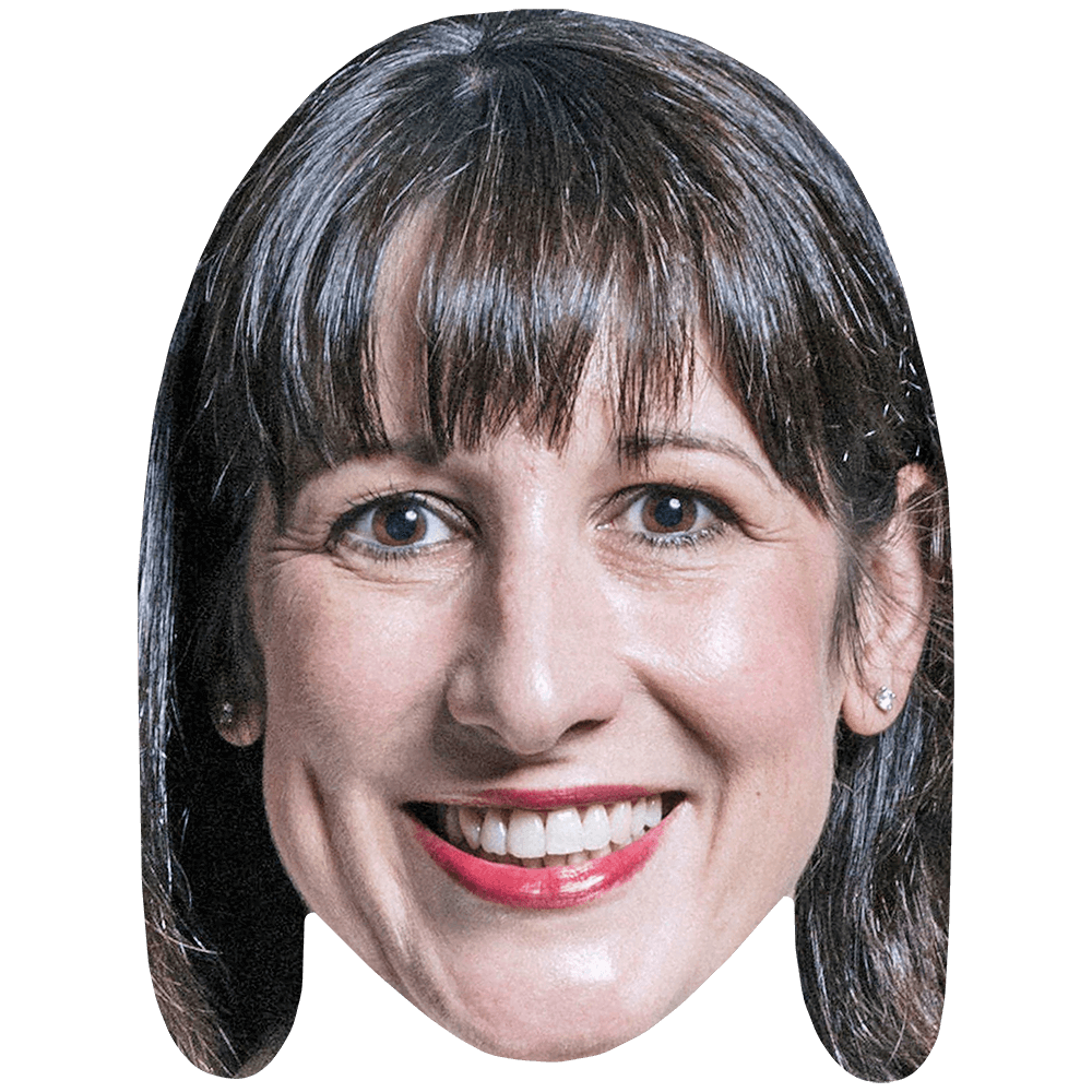Rachel Reeves (Smile) Celebrity Mask, Flat Card Face, Fancy Dress Mask ...