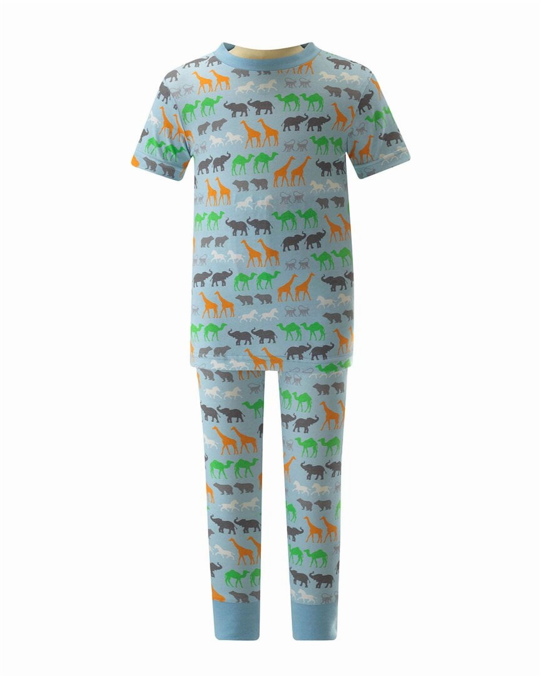 Rachel Riley Noah's Ark Animal Pajama, 4Y, Blue - Walmart.com