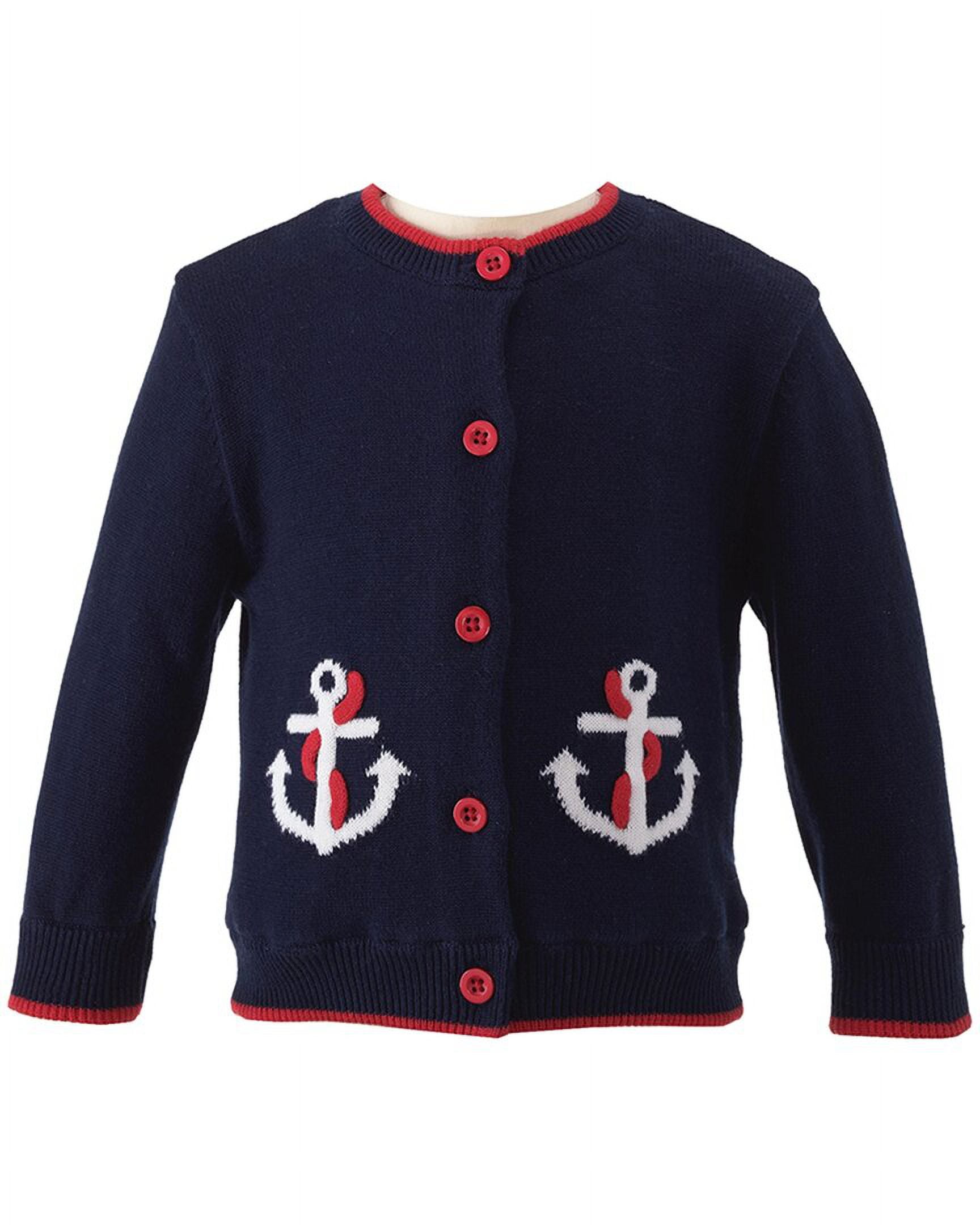 Rachel Riley girls Anchor Cardigan, 3M - Walmart.com